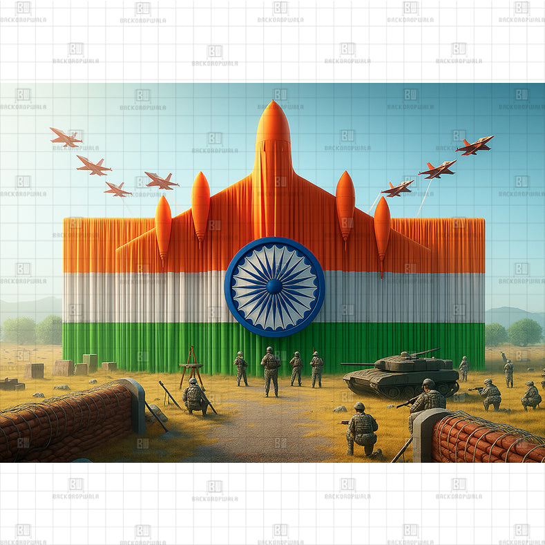 INDIAN AIR FORCE THEME BACKDROP – Backdropwala