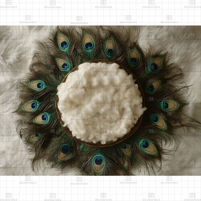 PURE FEATHER BLESSING PRINTED BACKDROP – Backdropwala